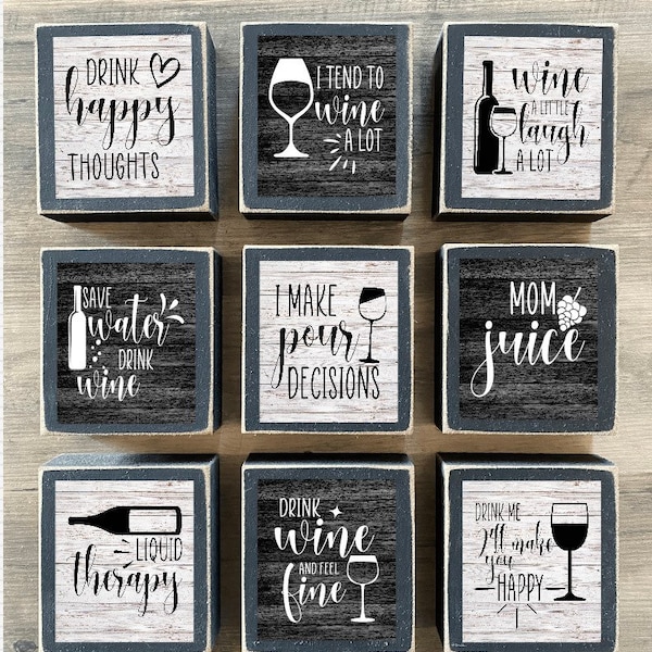 Wine Signs - Etsy