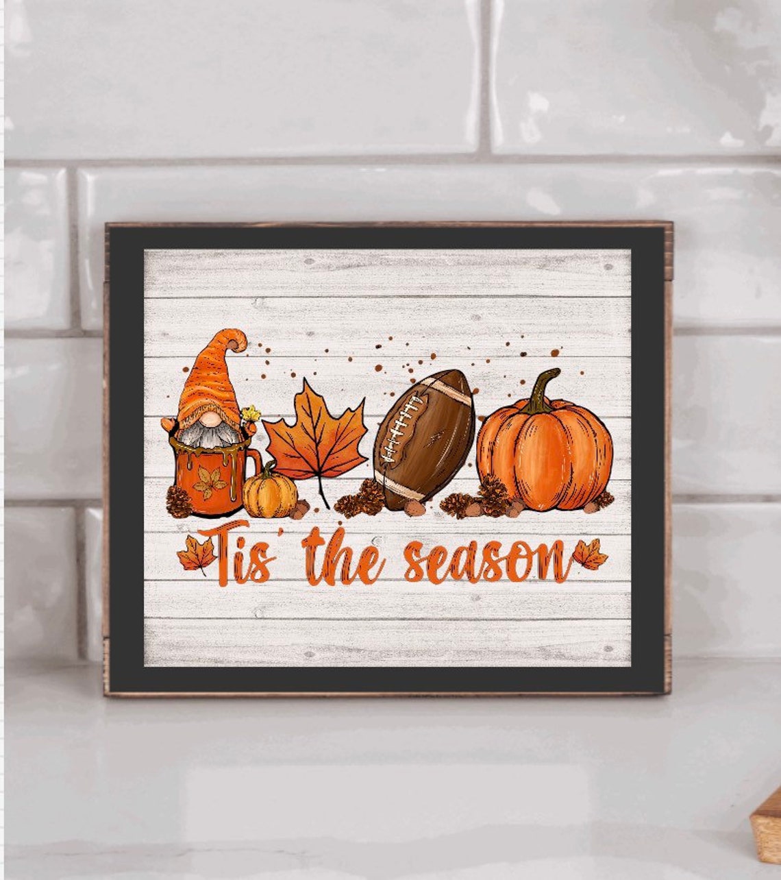 Wood Fall Block, Fall Sign, Wood Fall Decor, Thanksgiving Decor, Tiered ...