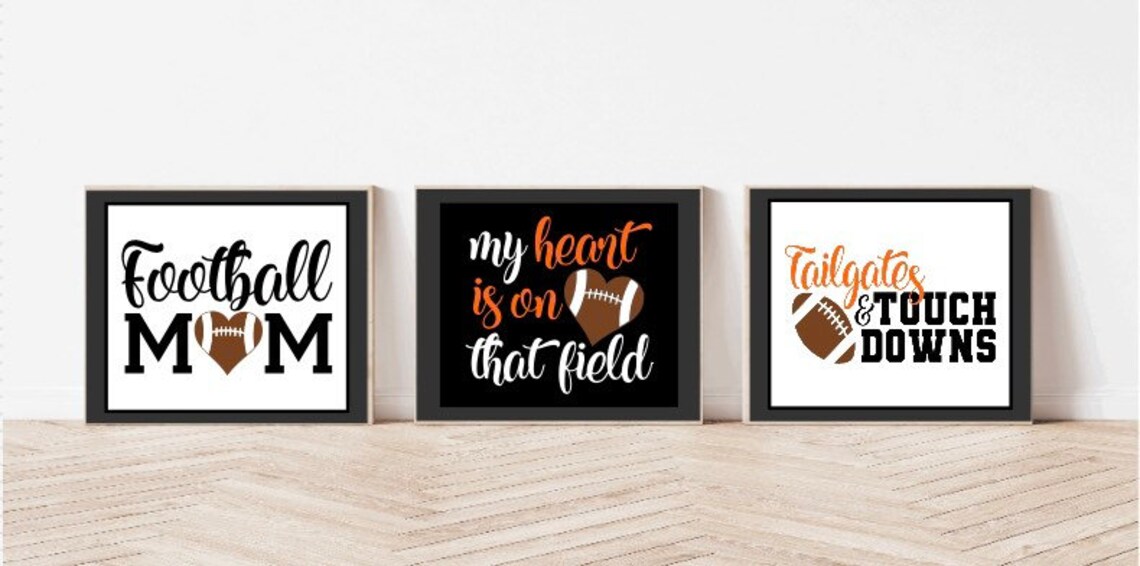 Football Decor Fall Decor Football Sign Tiered Tray Decor - Etsy