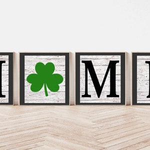 Interchangeable Home Sign, Block Sign, Farmhouse Decor, Rustic Decor ...