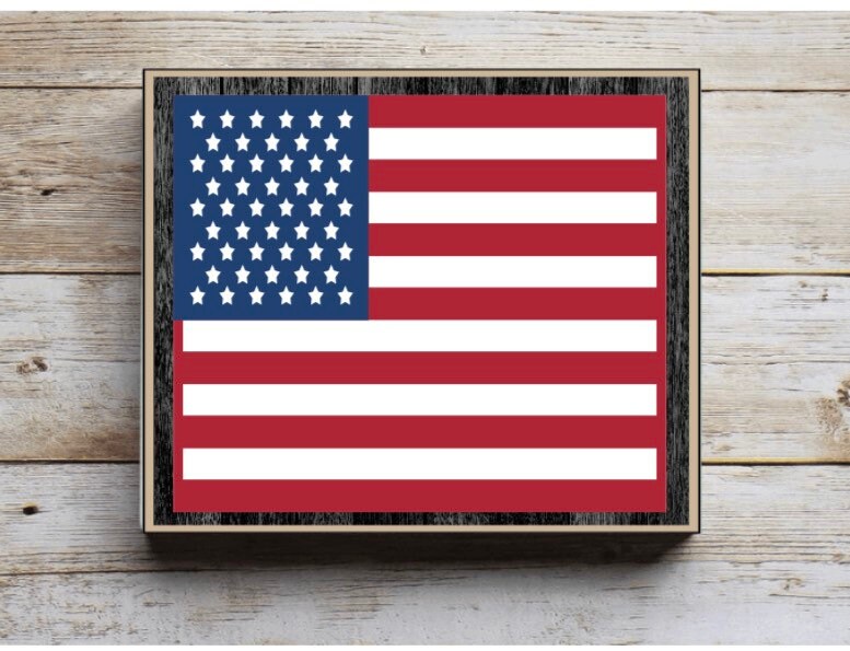 American Flag 4th of July Decor Tiered Tray Decor Patriotic - Etsy