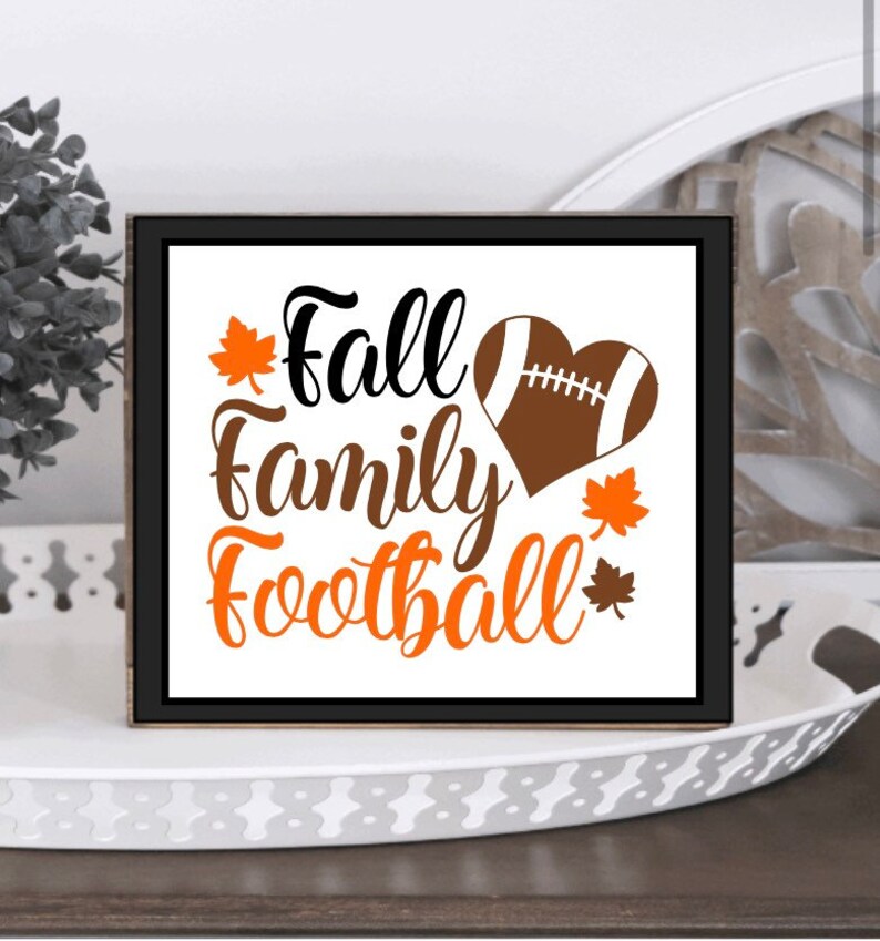 Football Decor Fall Decor Football Sign Tiered Tray Decor - Etsy