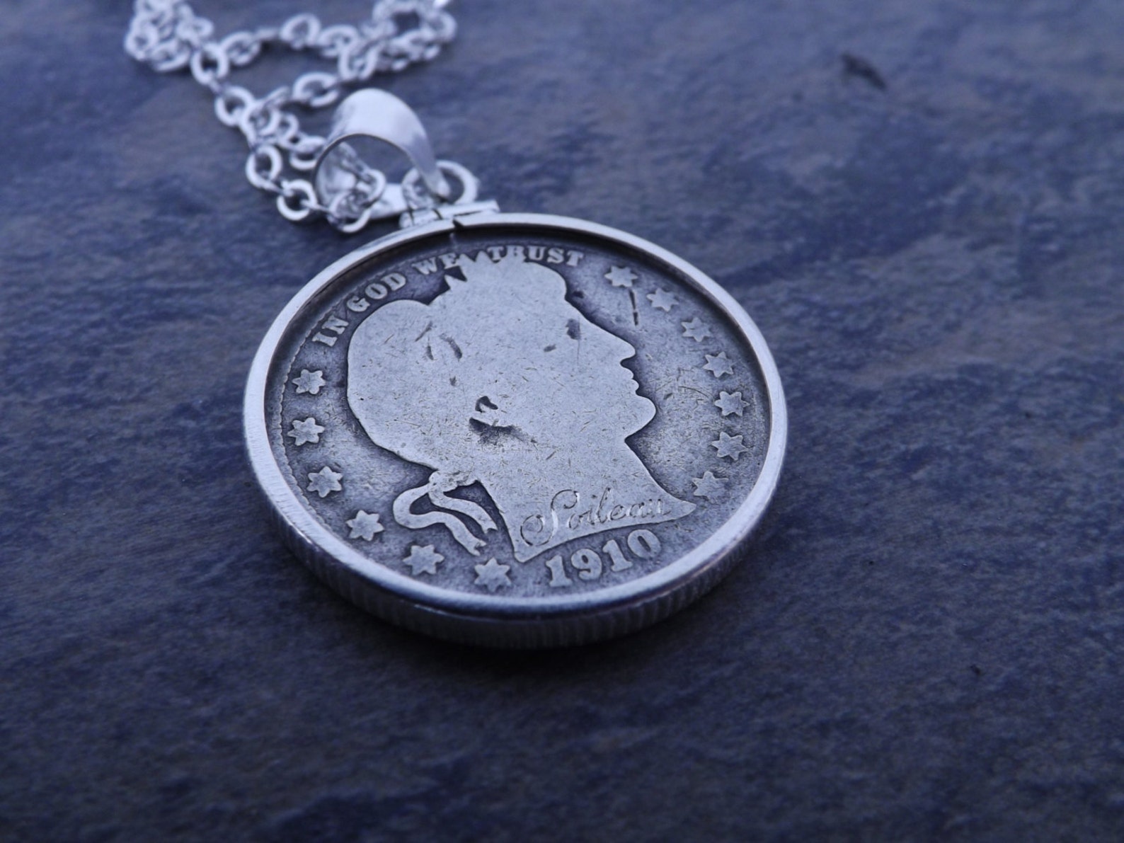 MOM Hand Engraved, Silver Coin, Mothers Day Silver Coin - Etsy