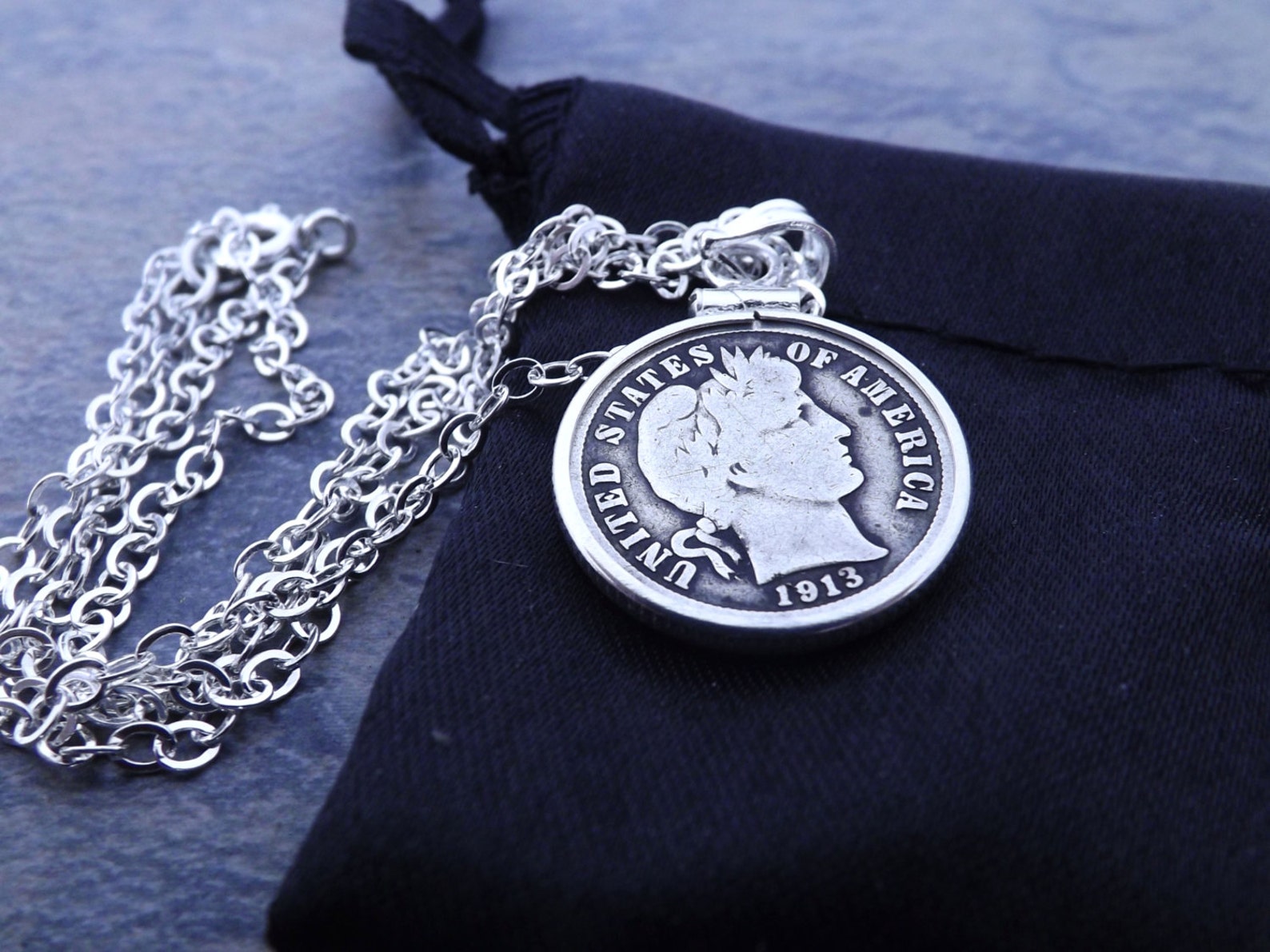 Ornate Personalized Silver Love Token Newly Hand Engraved Dime - Etsy