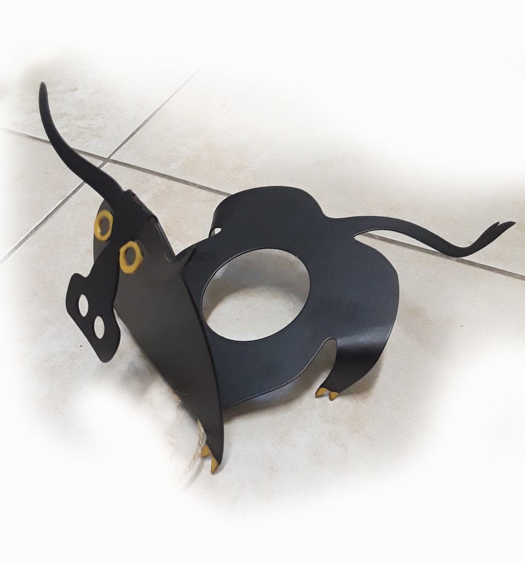 Bull Gift - Home Decor - Metal Decor - 3D Art - Garden Decor - Plant ...