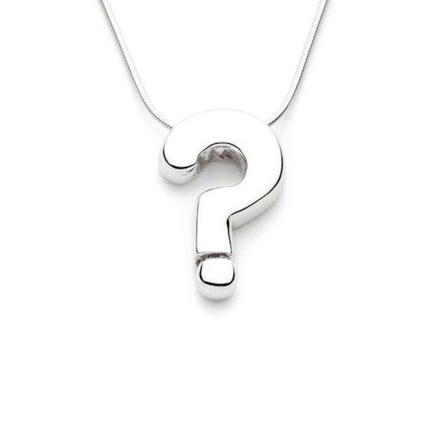 Question Mark Necklace - Etsy UK