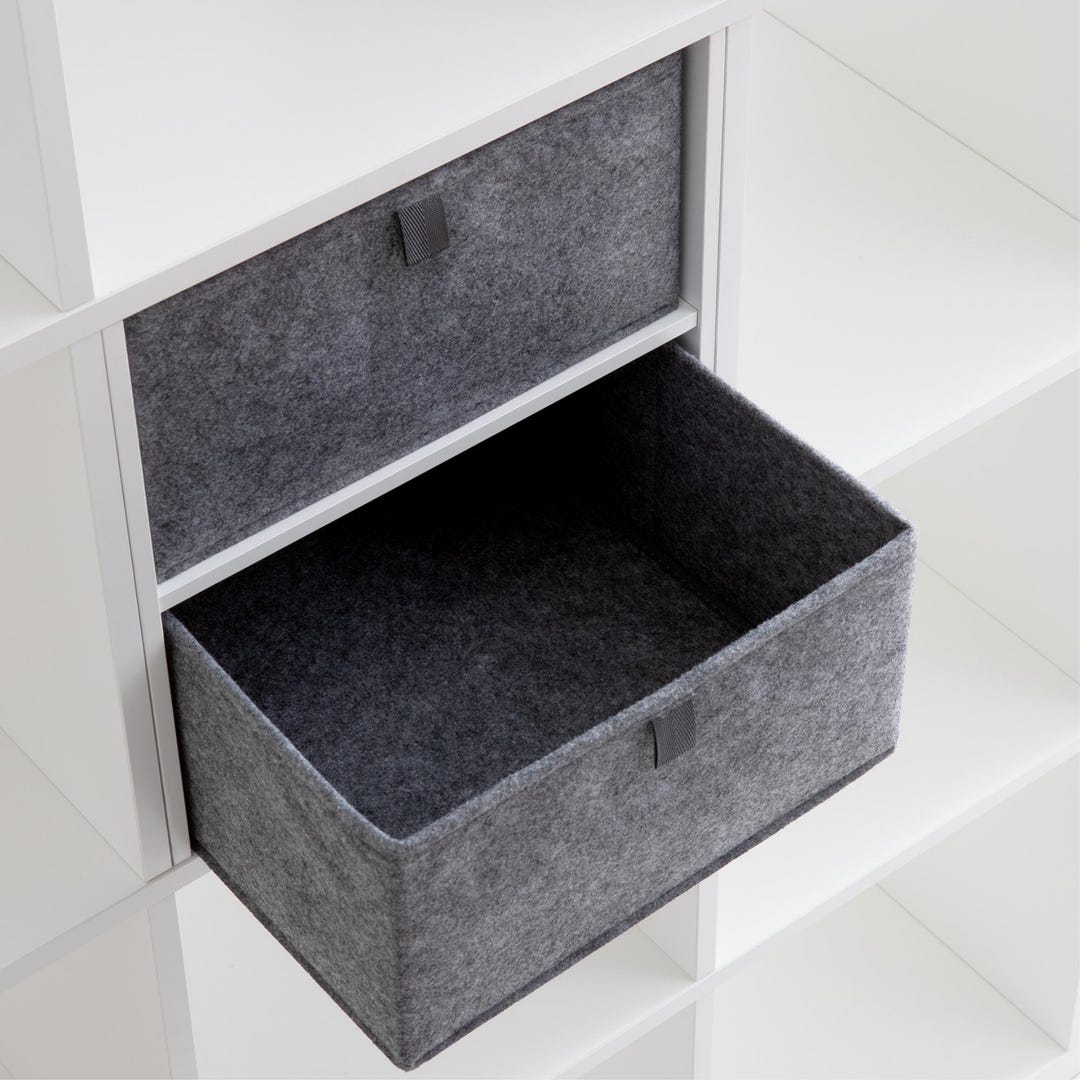 Kallax Felt Box for Half Compartment / Kallax Storage Box for Shelf ...