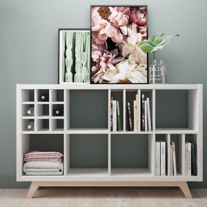 Kallax Base Frame / Wooden Frame Made of Solid Wood / Kallax Furniture ...