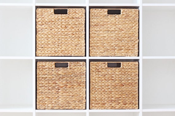 Ikea kallax insert basket store