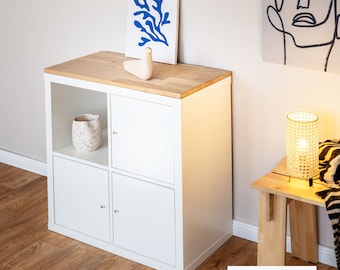 Kallax Wooden Plate Made of Beech Wood Solid Wooden Top Plate for IKEA Kallax Shelves 2x1 or 2x2 77 X 39 X 2 Cm Natural and Oiled Solid Wood Etsy