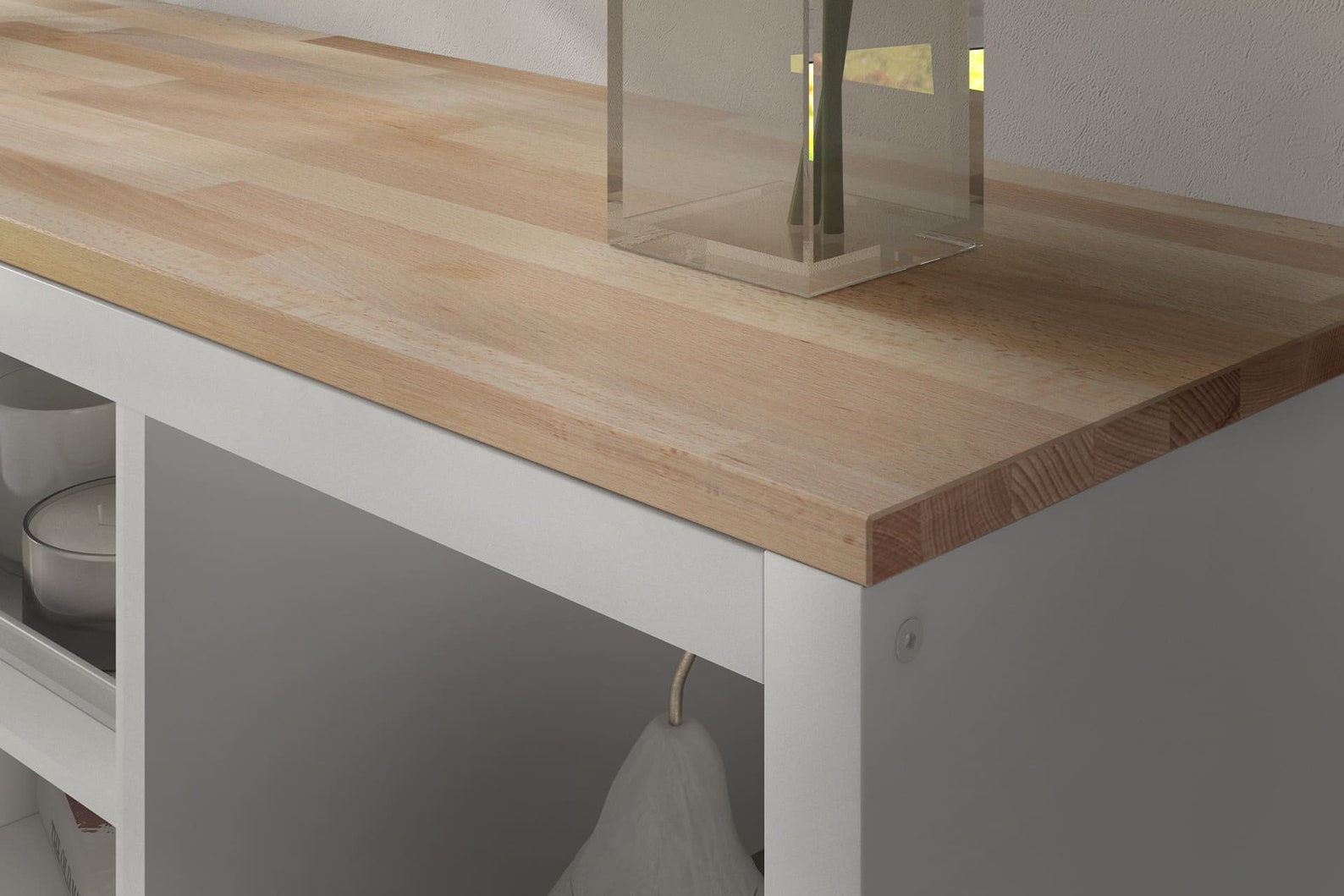 Kallax Wooden Panel Made of Beech Wood Solid Wooden Top - Etsy