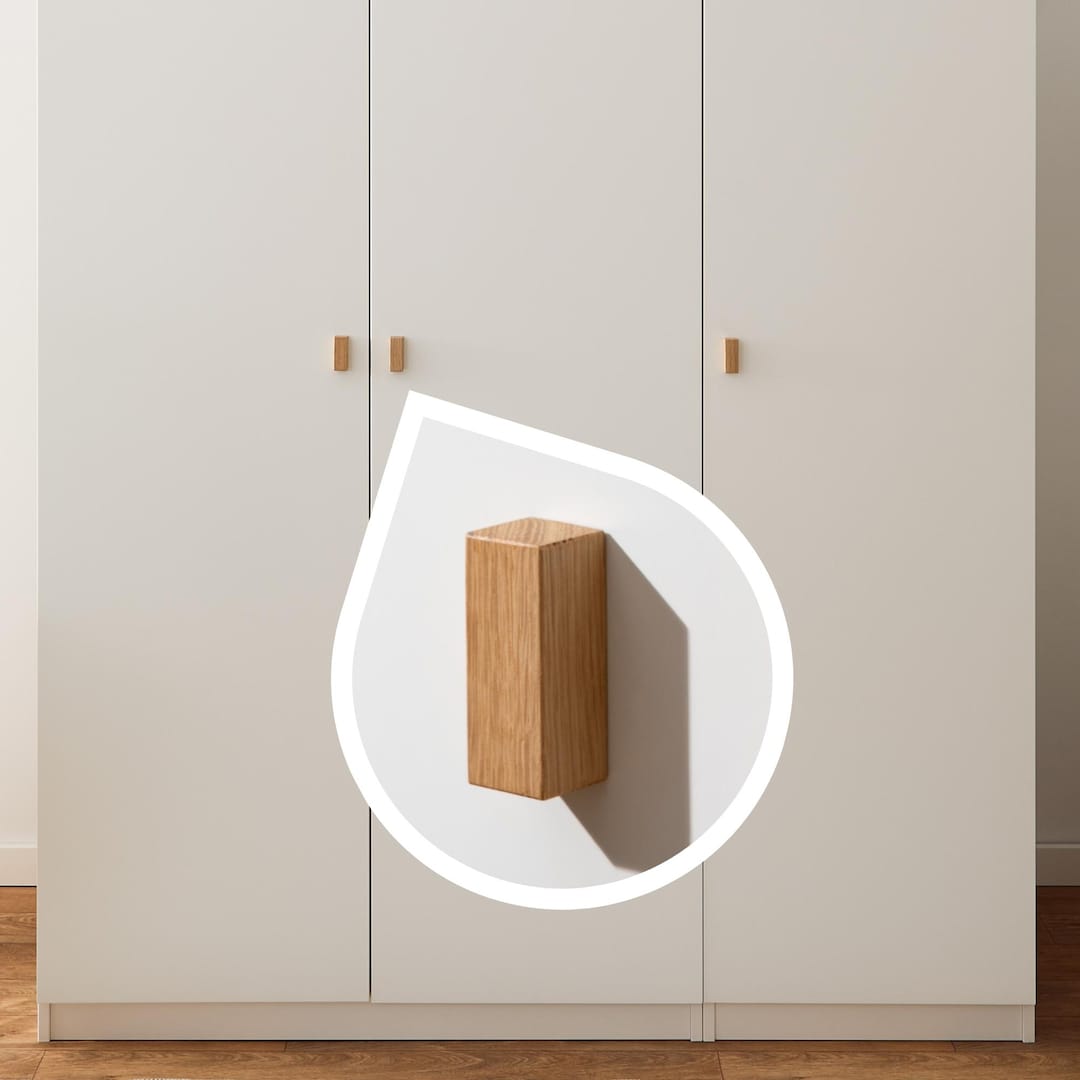 Wooden Handles Oak for IKEA Pax Doors / Furniture Handles Pax Wardrobe ...