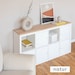 Kallax Wooden Panel Made of Beech Wood - Solid Wood Top Panel for IKEA ...