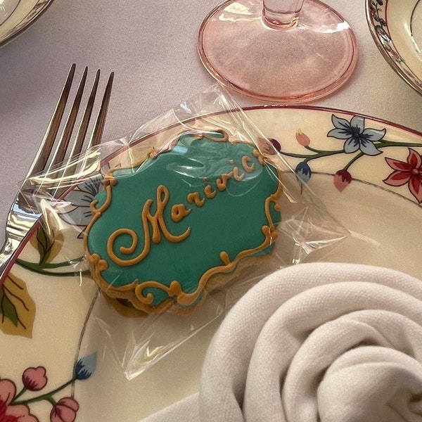 Place Card Cookies - Etsy