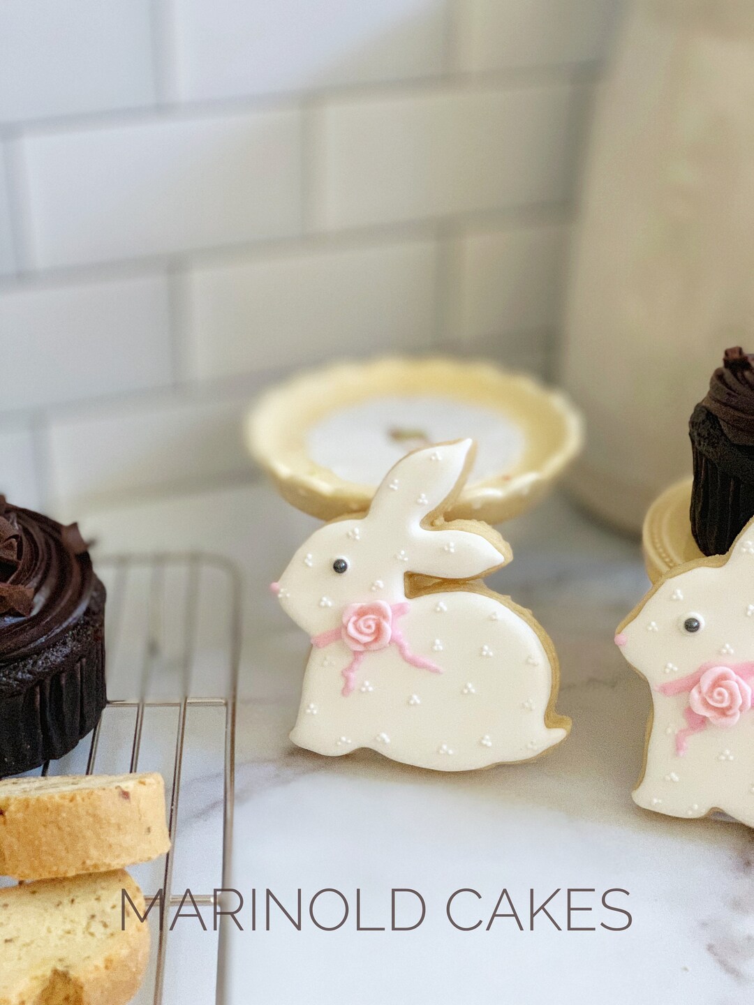 White Bunny Rabbit Cookies for Baby Showers or Birthdays, 12 Pieces - Etsy