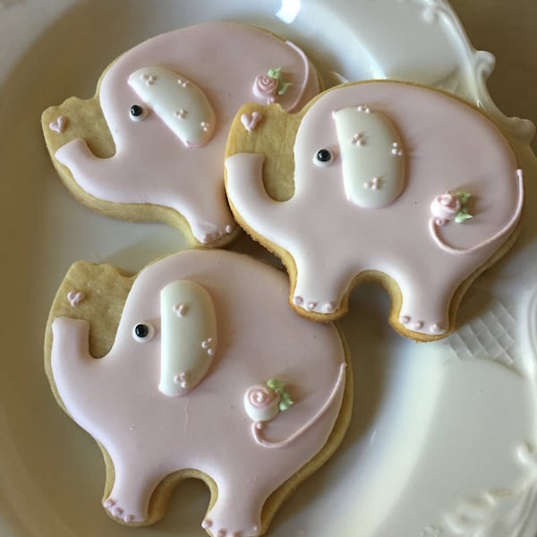 Elephant Cookies - Etsy