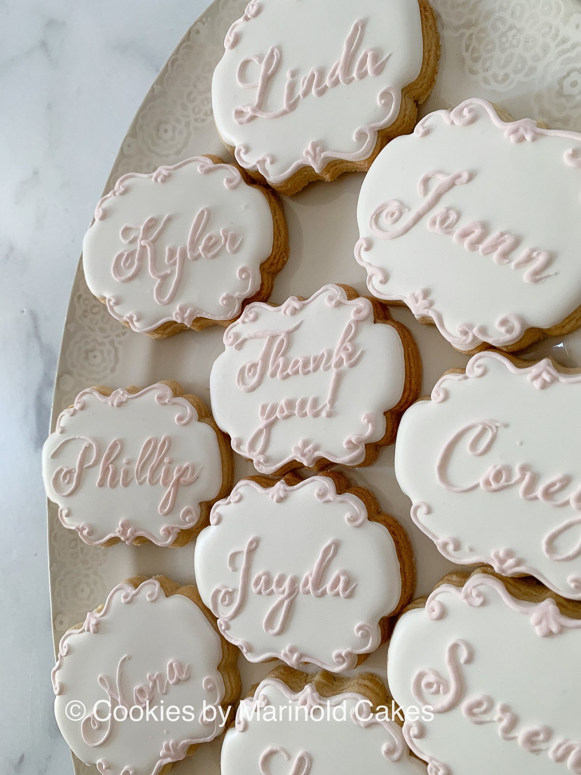 Table Place Card Cookies Dozen 3 Cookie Favors for - Etsy