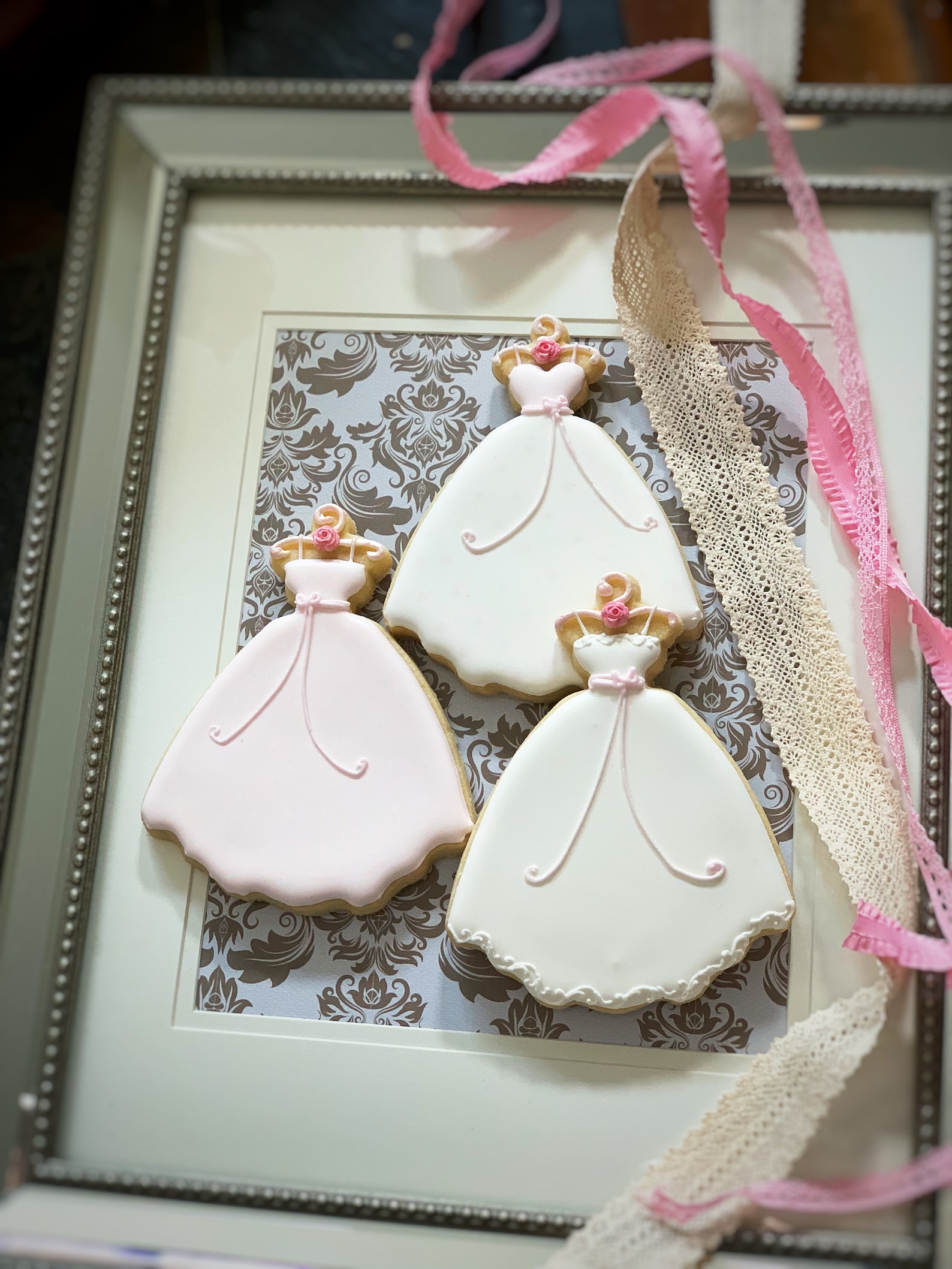 Wedding Dress Cookies 10 Pieces | Etsy