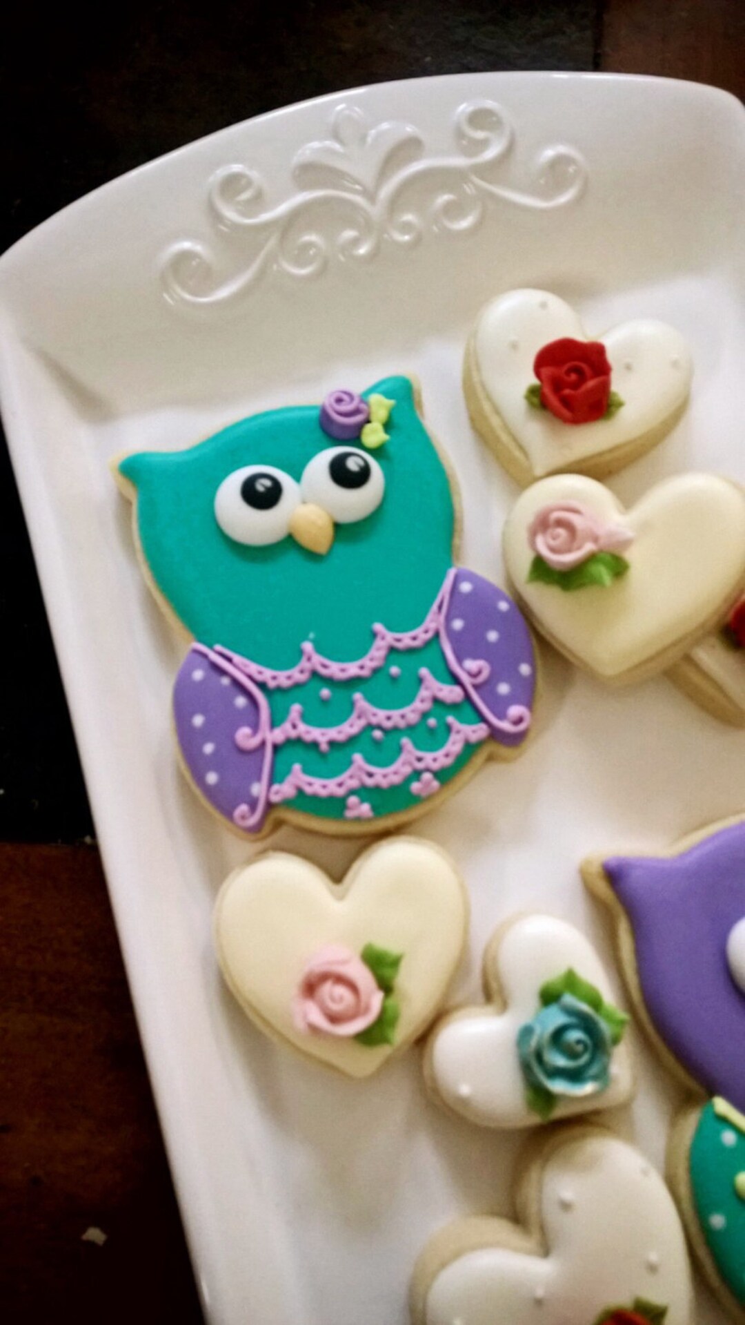 Owl Cookies-12 Decorated Owl Sugar Cookies-party Favors for Birthdays ...