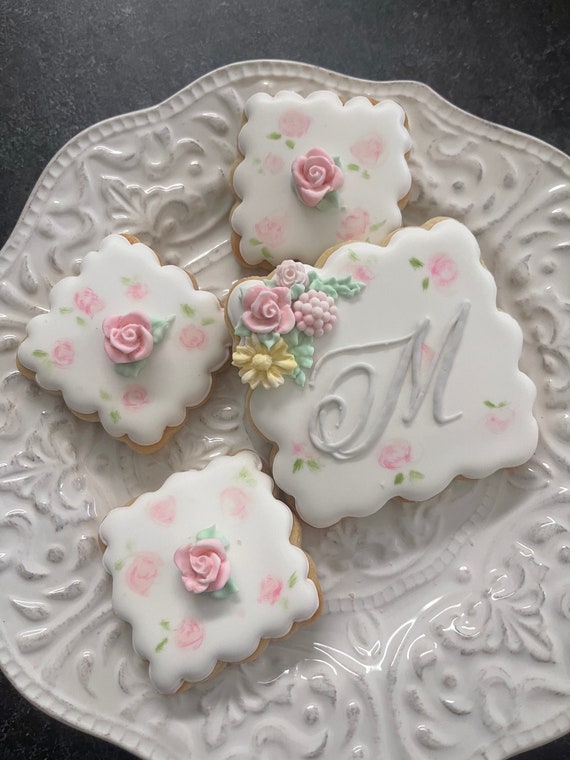 Monogram Cookies 12 Pieces - Etsy