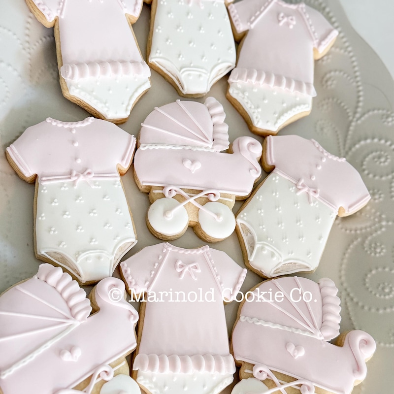 Toile Baby Shower Cookies - Etsy