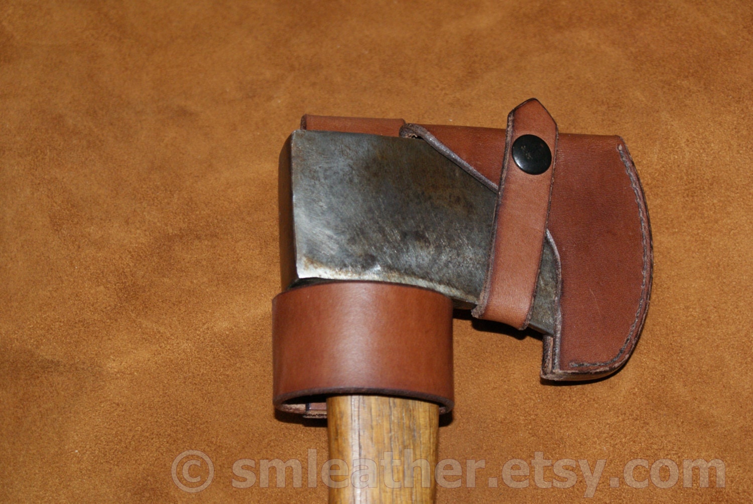 Plumb Boy Scout Hatchet Mask Cover Sheath Leather Hand Crafted | Etsy
