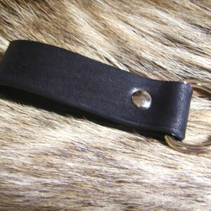 Belt Key Keeper Black Leather. Basic. Belt Loop Key Holder | Etsy