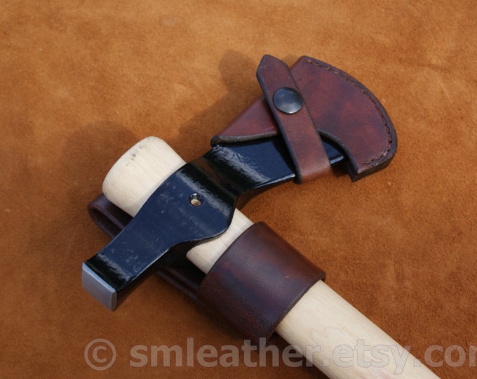 Cold Steel Tomahawk Leather Sheath for Trail, Frontier, Pipe, Rifleman ...