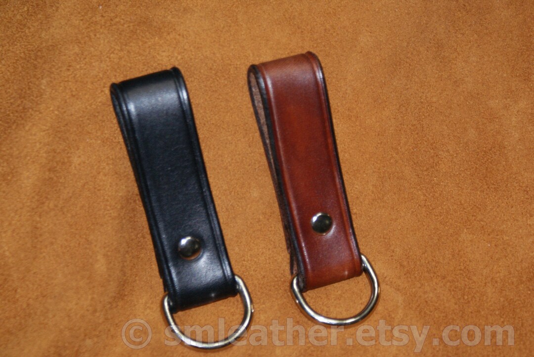 Belt Key Keeper Leather Belt Loop Key Holder Ring Stocking - Etsy