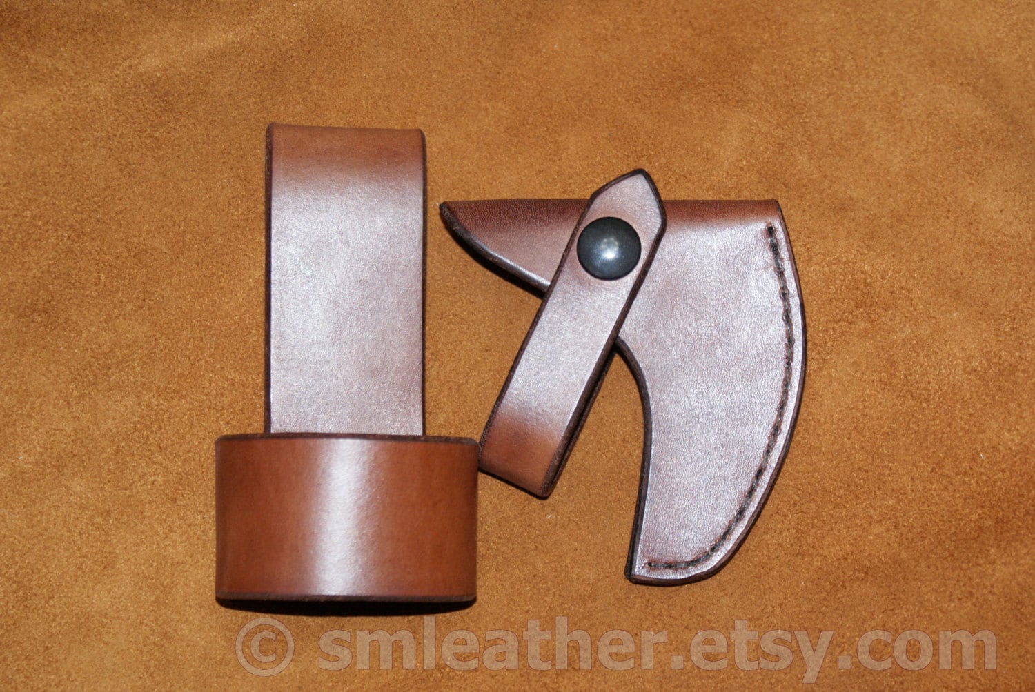 Plumb Boy Scout Hatchet Mask Cover Sheath Leather Hand Crafted | Etsy