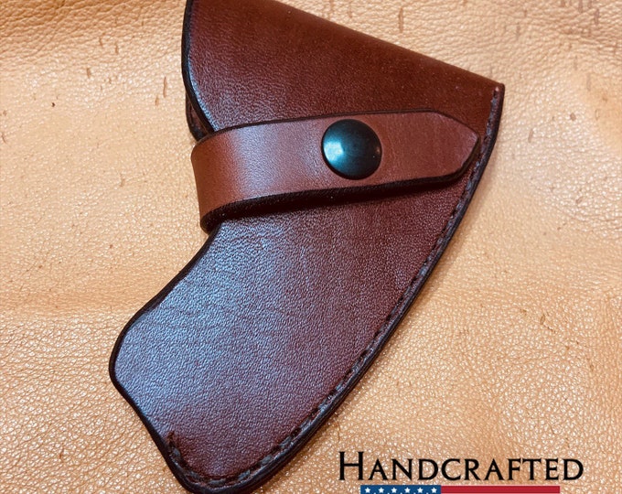 Leather Sheath for CRKT Freyr Tomahawk Handcrafted Mask Hawk W/optional ...