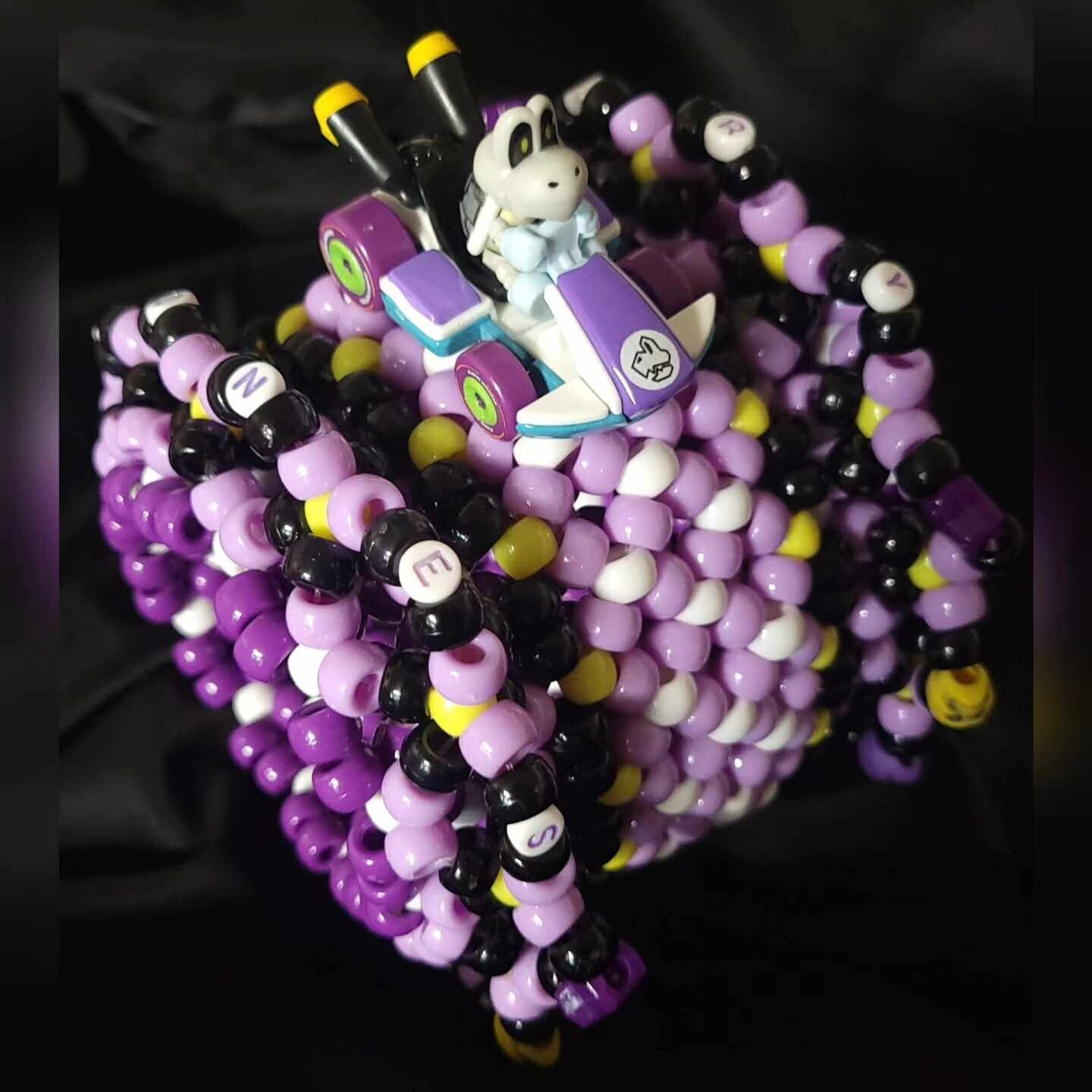 Mario Kart Inspired Kandi Rotating Cuff - Etsy