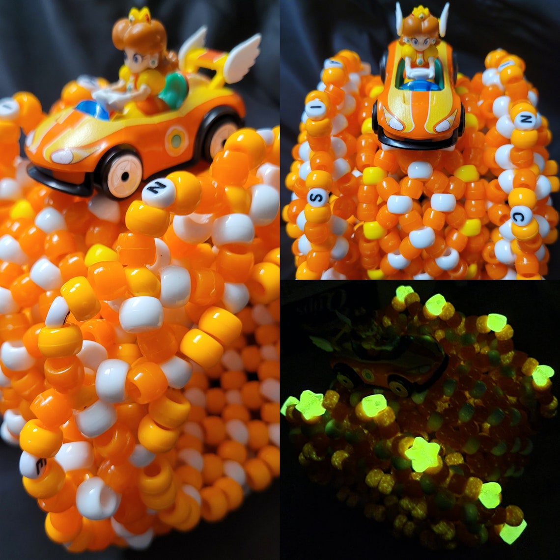Mario Kart Inspired Kandi Rotating Cuff - Etsy