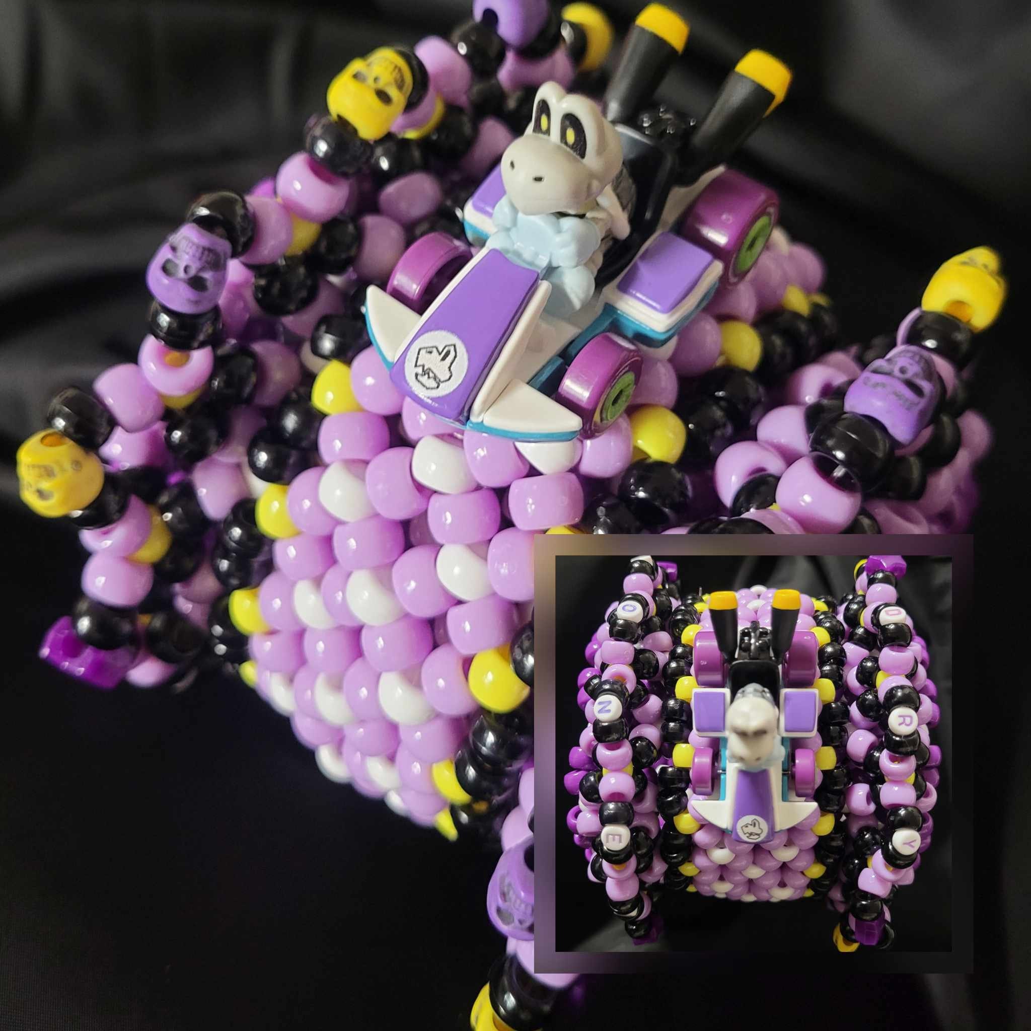 Mario Kart Inspired Kandi Rotating Cuff - Etsy