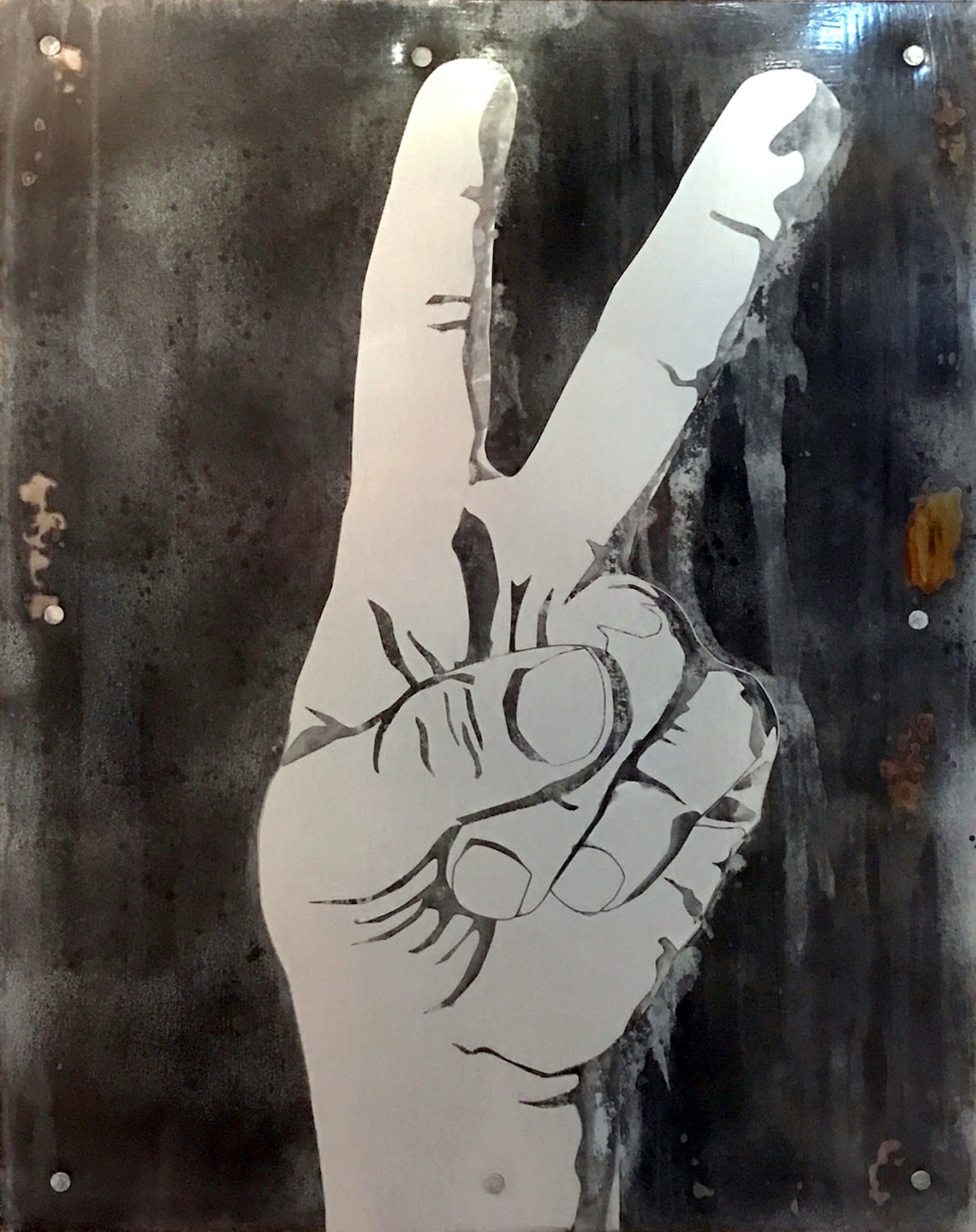 Peace Sign Wall Art, Peace Art, Metal Wall Art, Metal Signs, Metal Art ...