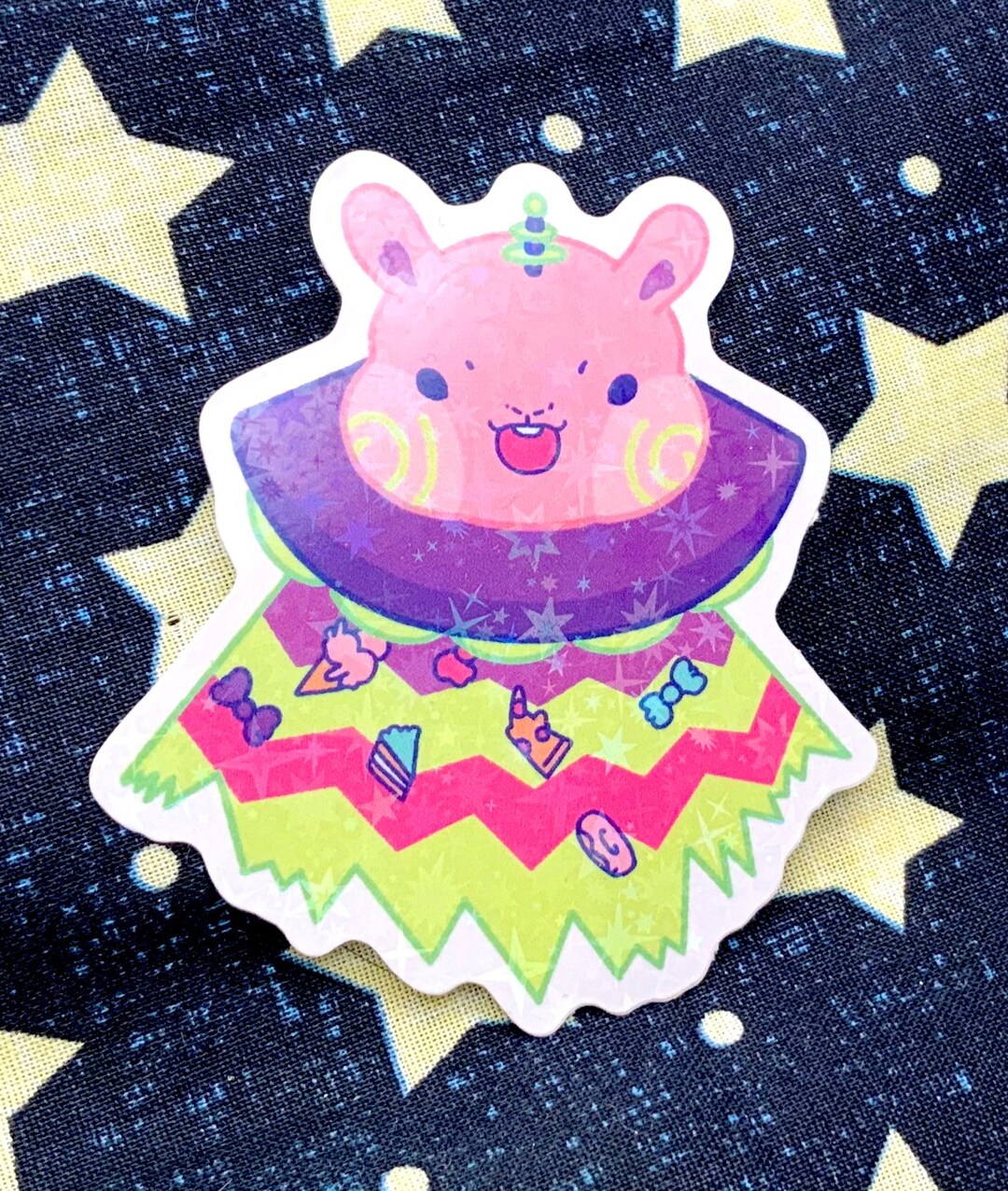 Bunvader Bunny Space Invader Vinyl Sticker Bun Space Alien Sticker ...