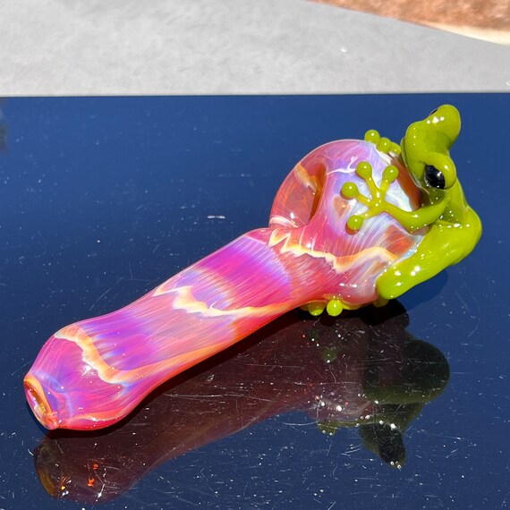Frog Glass Pipe 4 - Etsy