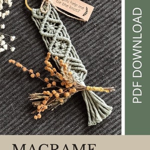 Macrame Keychain Pattern Step by Step Macrame Keyring Guide - Etsy UK