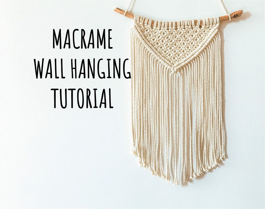 PDF Tutorial for Macrame Wall Hanging for Beginners. Digital Download ...