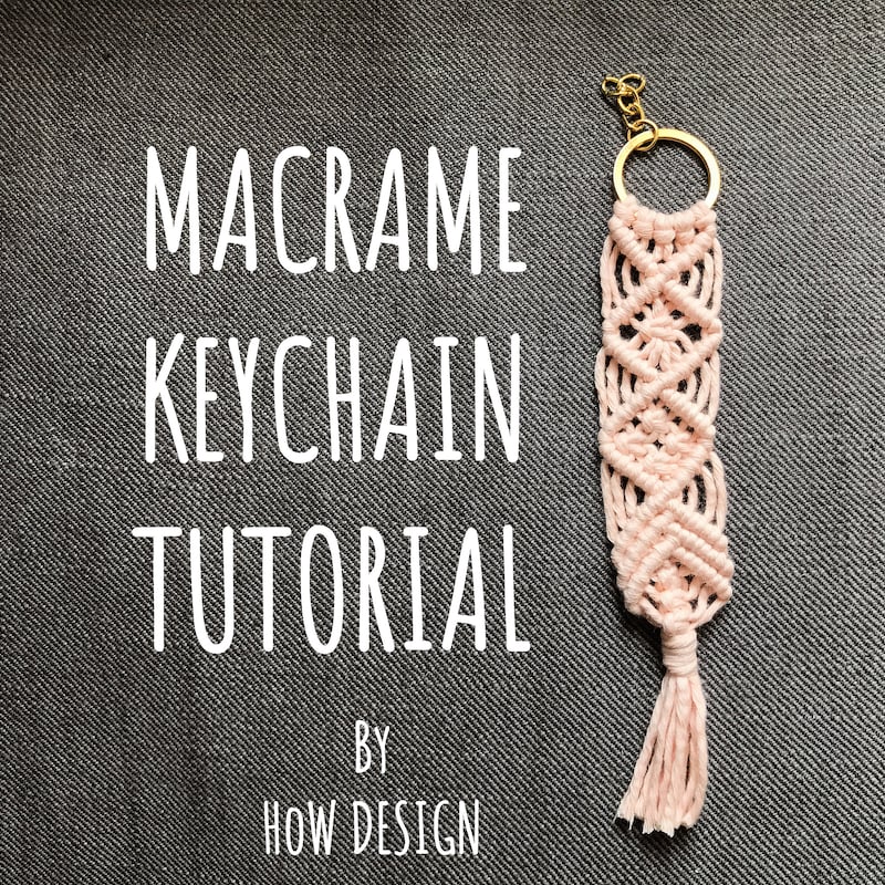 Macrame Keychain Pattern - Etsy