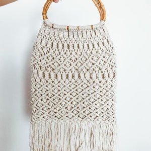 PDF Tutorial of Macrame Bag, Summer Bag Tutorial / Step by Step DIY ...