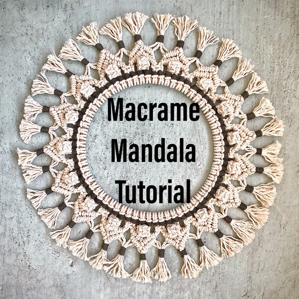 Macrame Mandala - Etsy