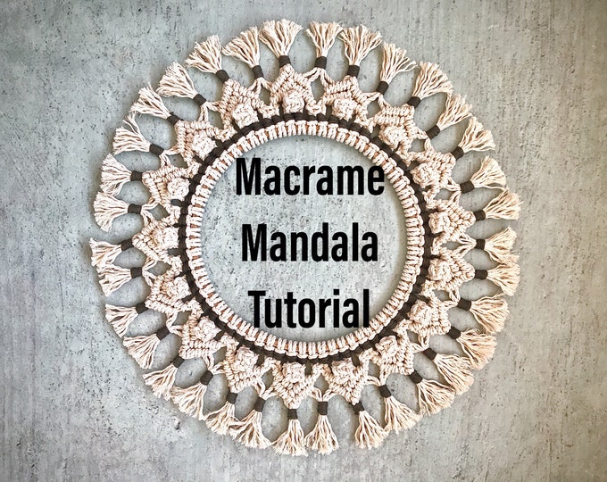 Christmas Wreath Macrame Pattern DIY Macrame Manual - Etsy