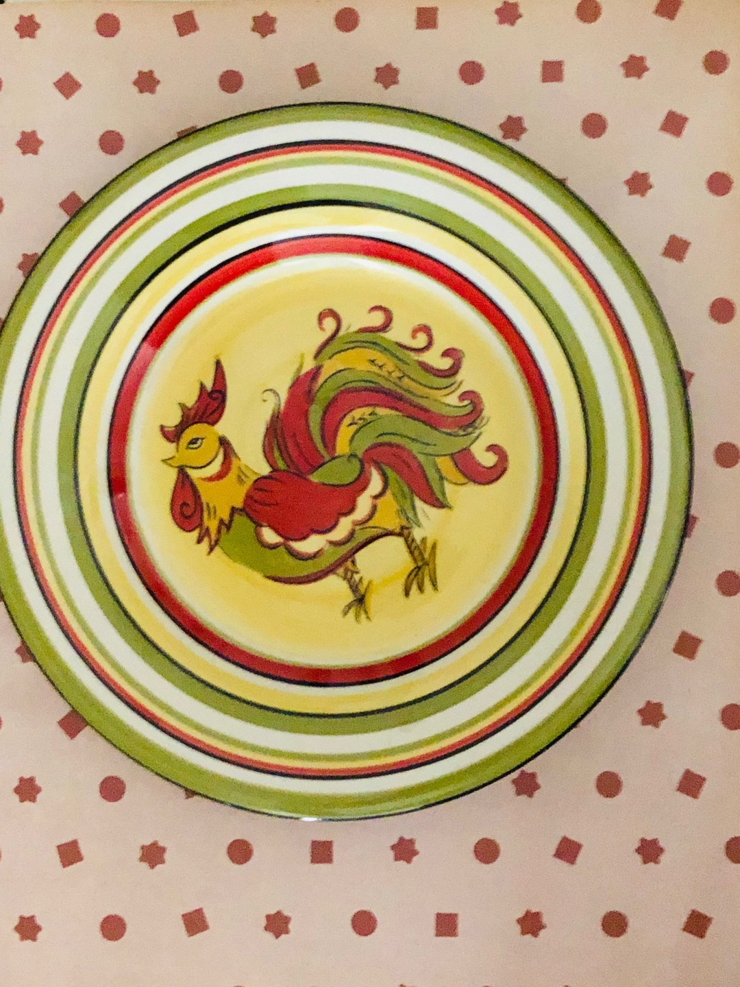 Rafael Vintage Rooster Plates TABLE TOP GALLERY, 9” Plate From the 90’s ...