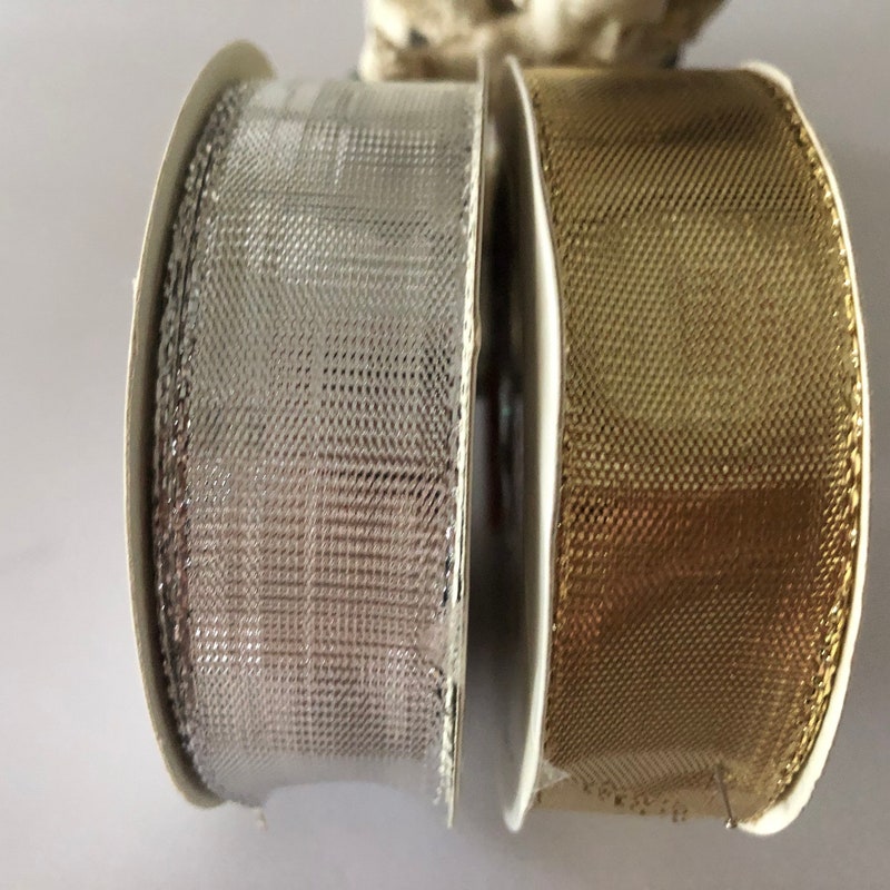 Metallic Ribbon - Etsy