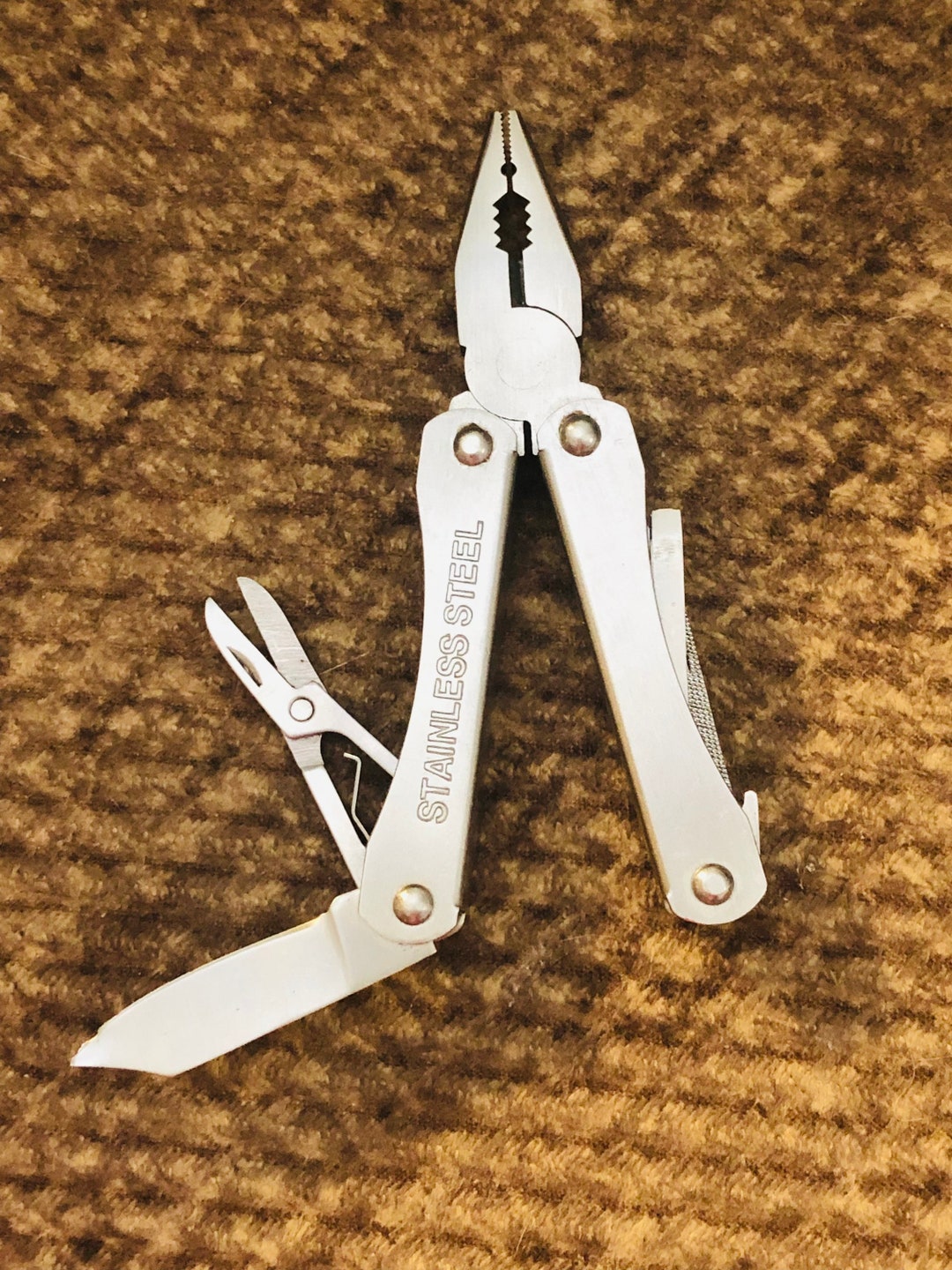 Vintage Multi Functional Tool. MASTERGRIP Tm. Stainless Steel Handy ...