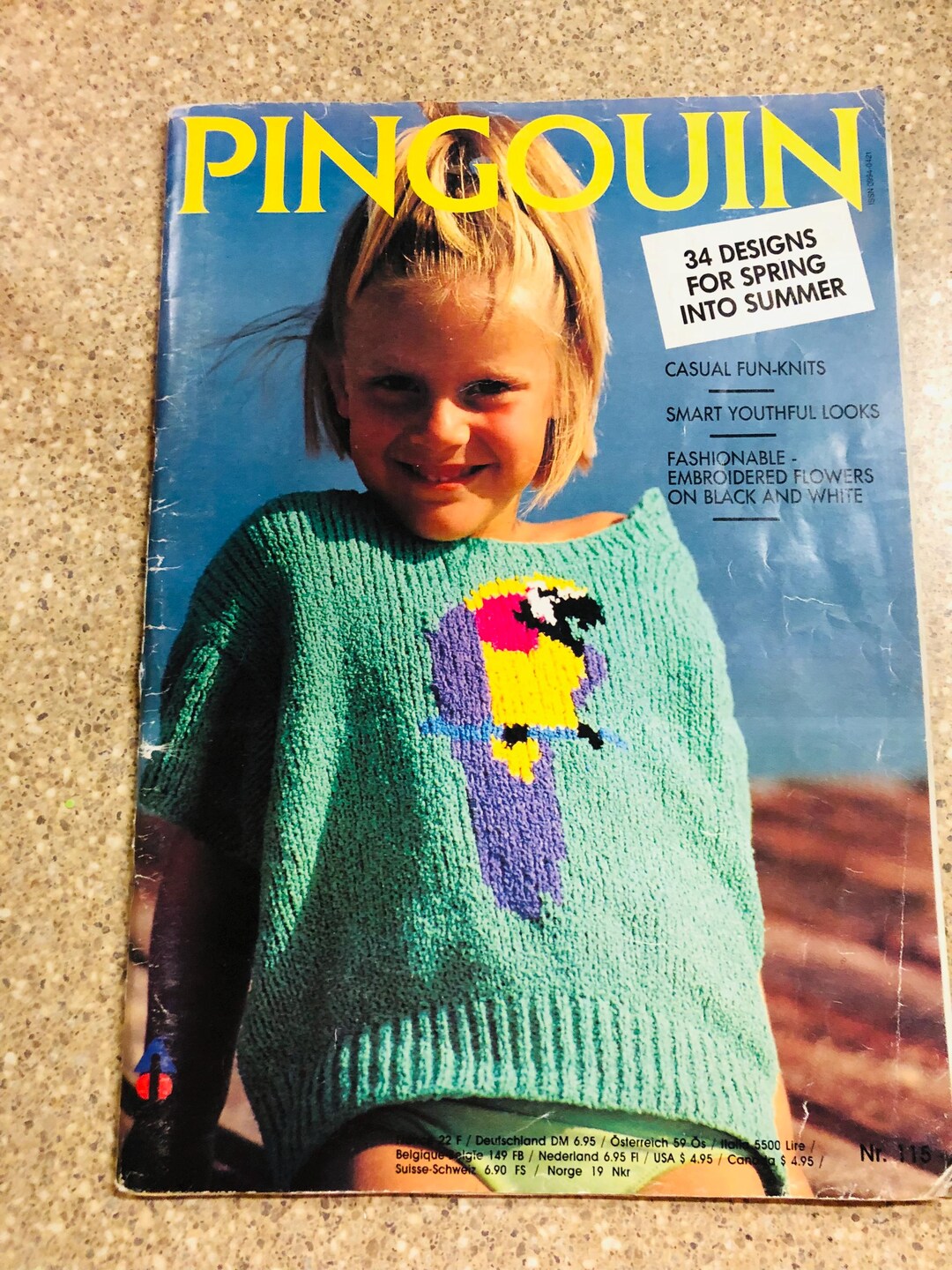 Vintage PINGOUIN Knitting Magazine, 34 Spring Designs - Etsy