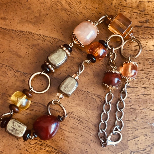 Large Bead Necklace - Etsy