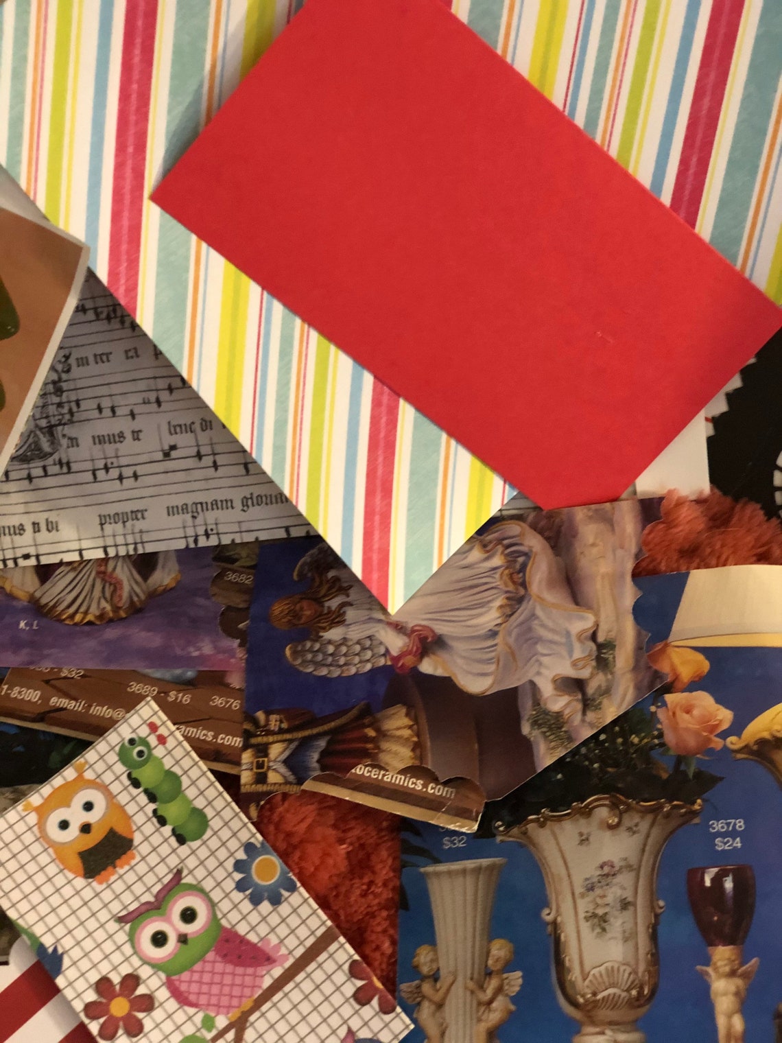 PAPER BUNDLE SURPRISES Over 100 pieces of unusual paper | Etsy