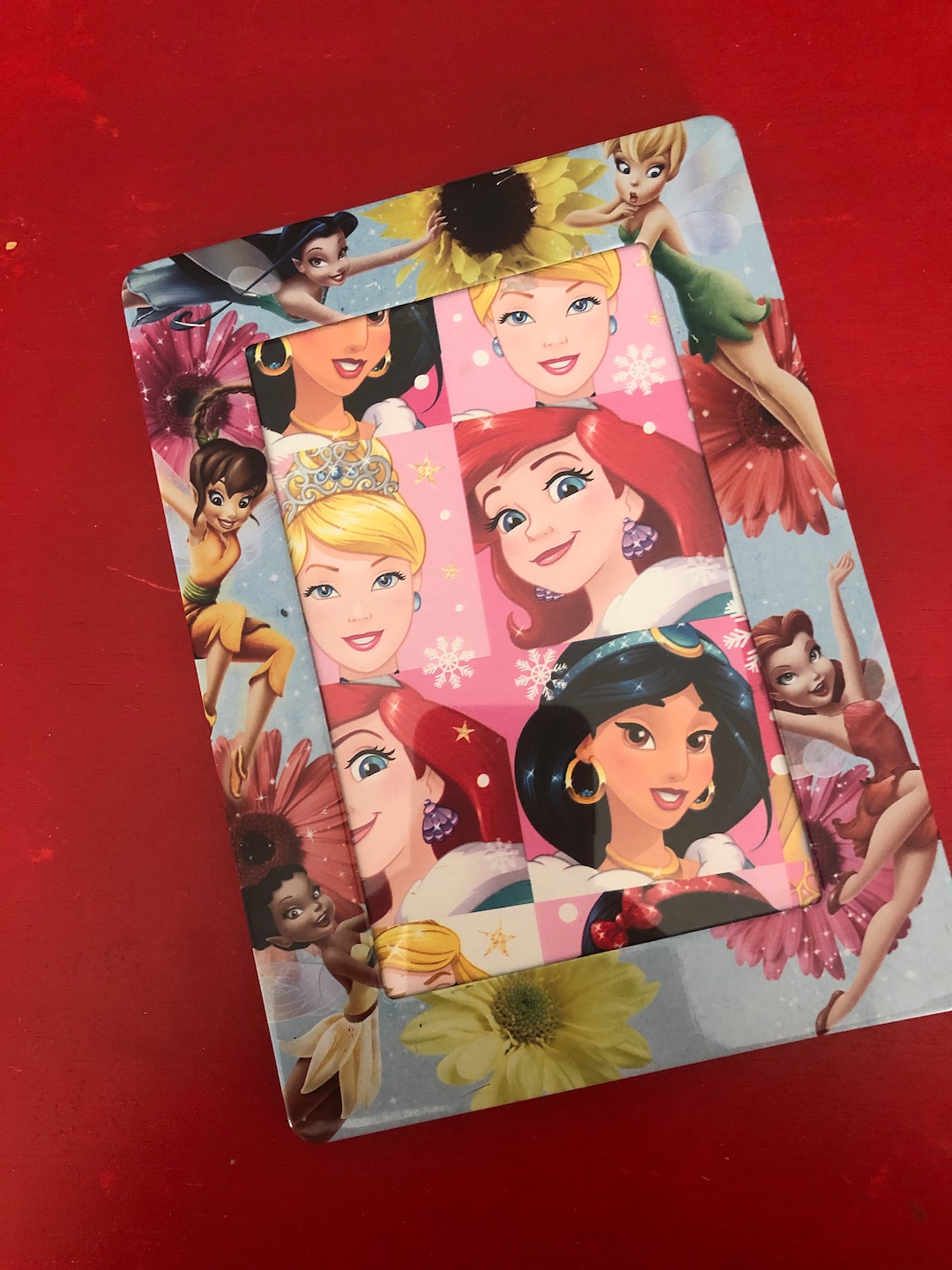 Disney Princesses Picture Frame. Metal Frame With Cardboard Back. - Etsy